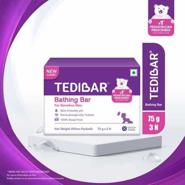 Buy TEDIBAR BATHING BAR 75GM Online & Get Upto 60% OFF at PharmEasy