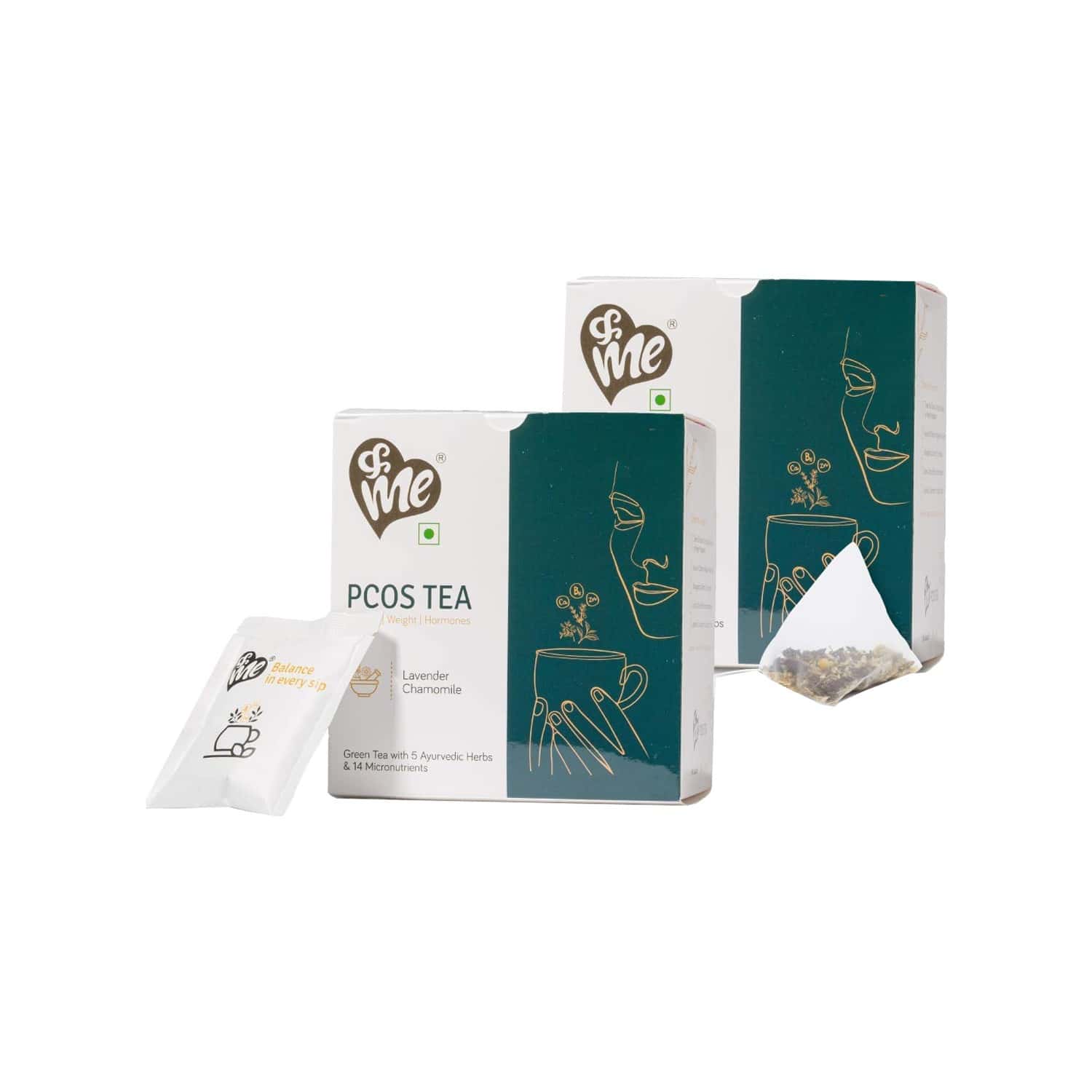 Buy Andme Pcos Pcod Tea For Hormonal Balance Weight Management, Regular ...