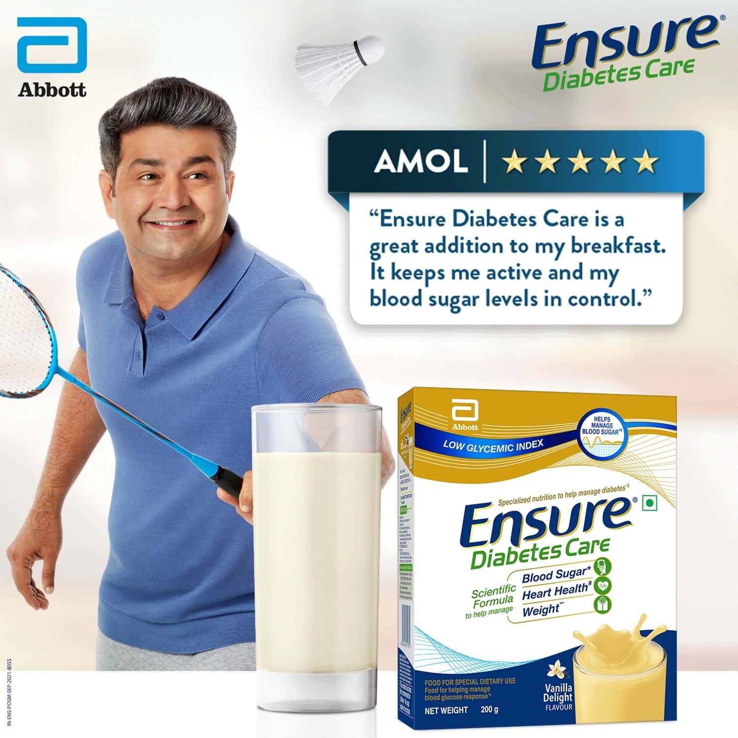 Buy ENSURE DIABETES CARE VANILLA DIABETES CARE POWDER REFILL OF 200 G ...