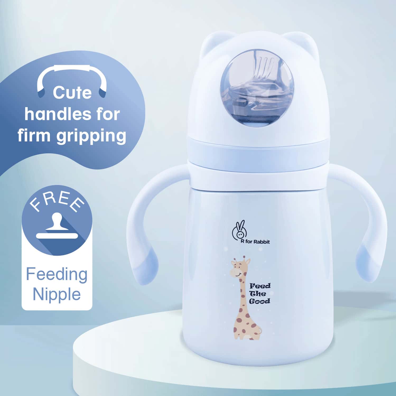 Buy R FOR RABBIT STEEBO GIFFY SPOUT CUP 300ML BLUE Online & Get Upto 60 ...