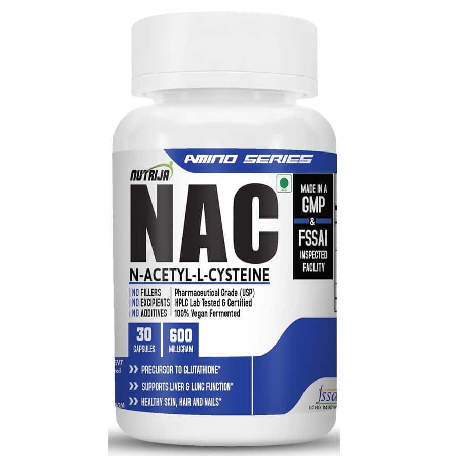 Buy NUTRIJA NAC (N-ACETYL L-CYSTEINE) 600MG | LIVER & ANTIOXIDANT ...