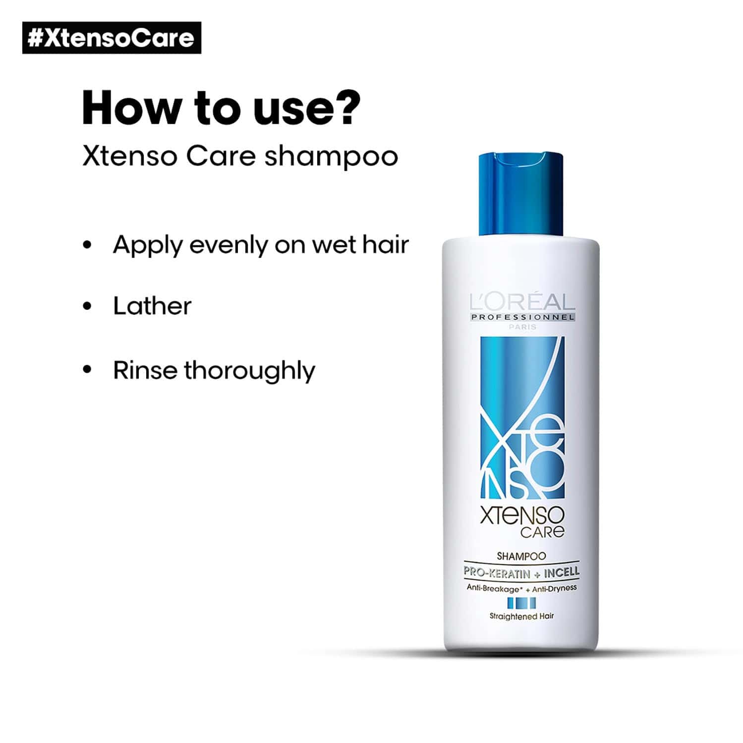 Buy L'OREAL PROFESSIONNEL X-TENSO CARE PRO-KERATINE SHAMPOO (200ML ...