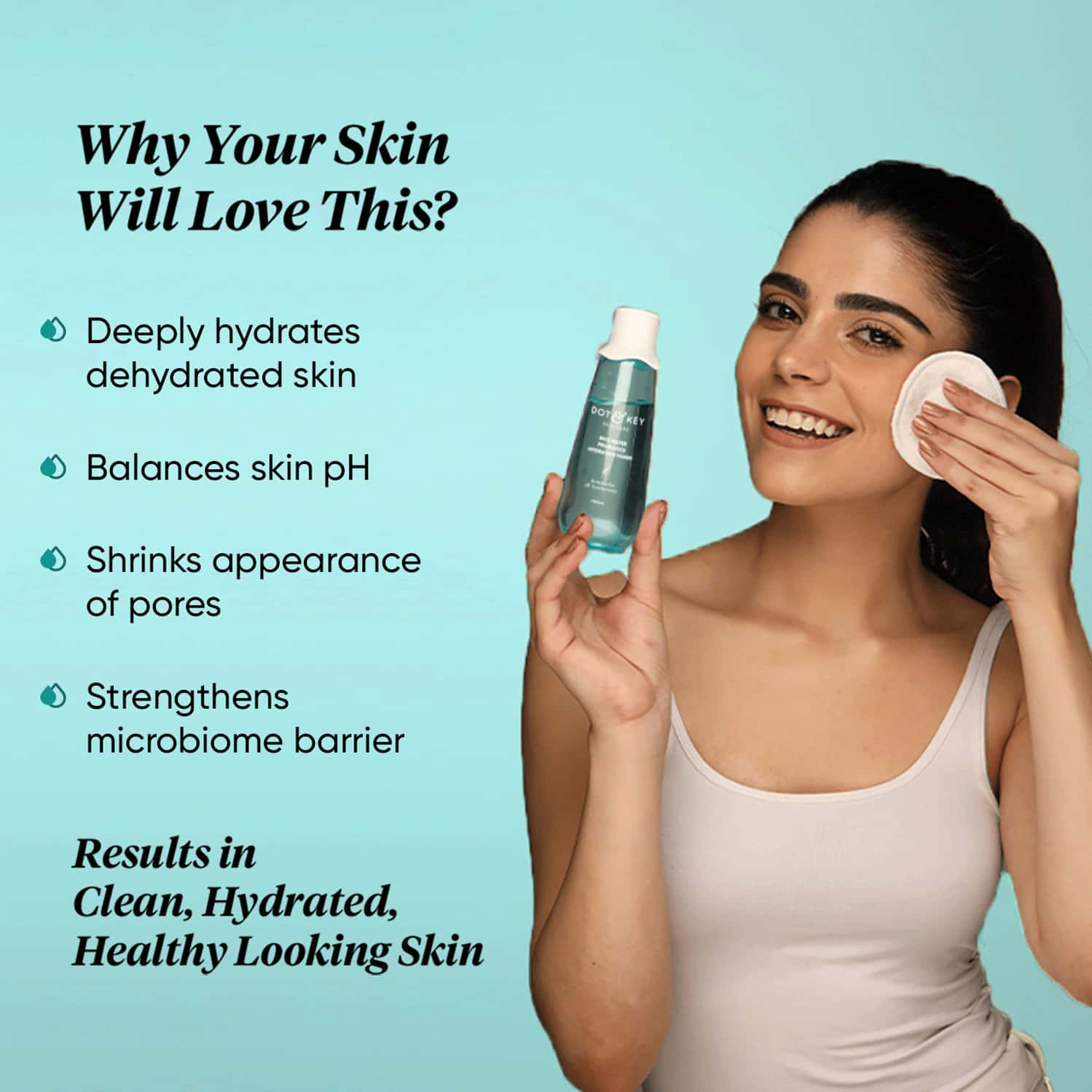 Buy DOT & KEY RICE WATER PROBIOTICS HYDRATING TONER 150ML Online & Get ...