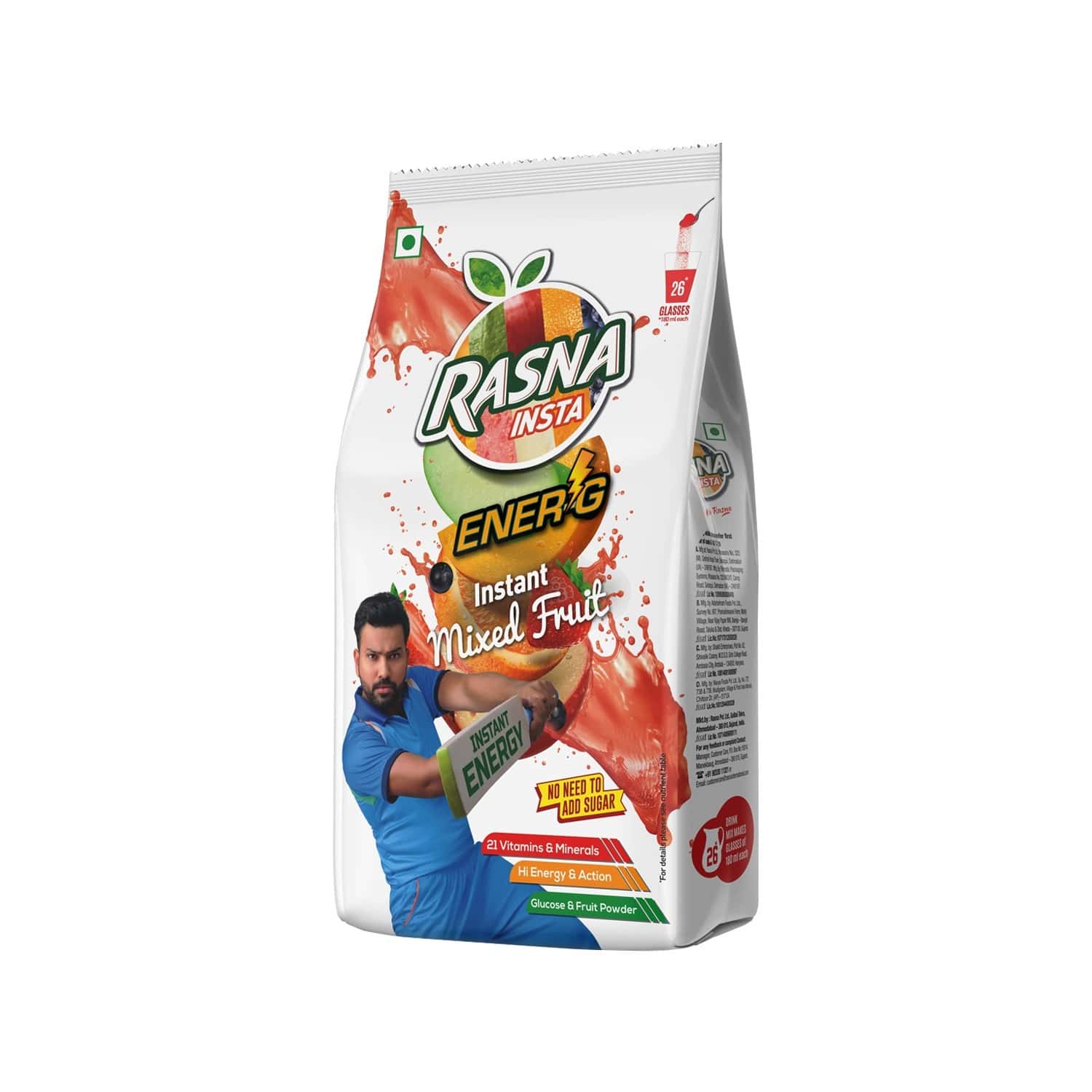 Buy Rasna Insta Drink Concentrate Mix 500 G Pack - Mixed Fruit Online ...