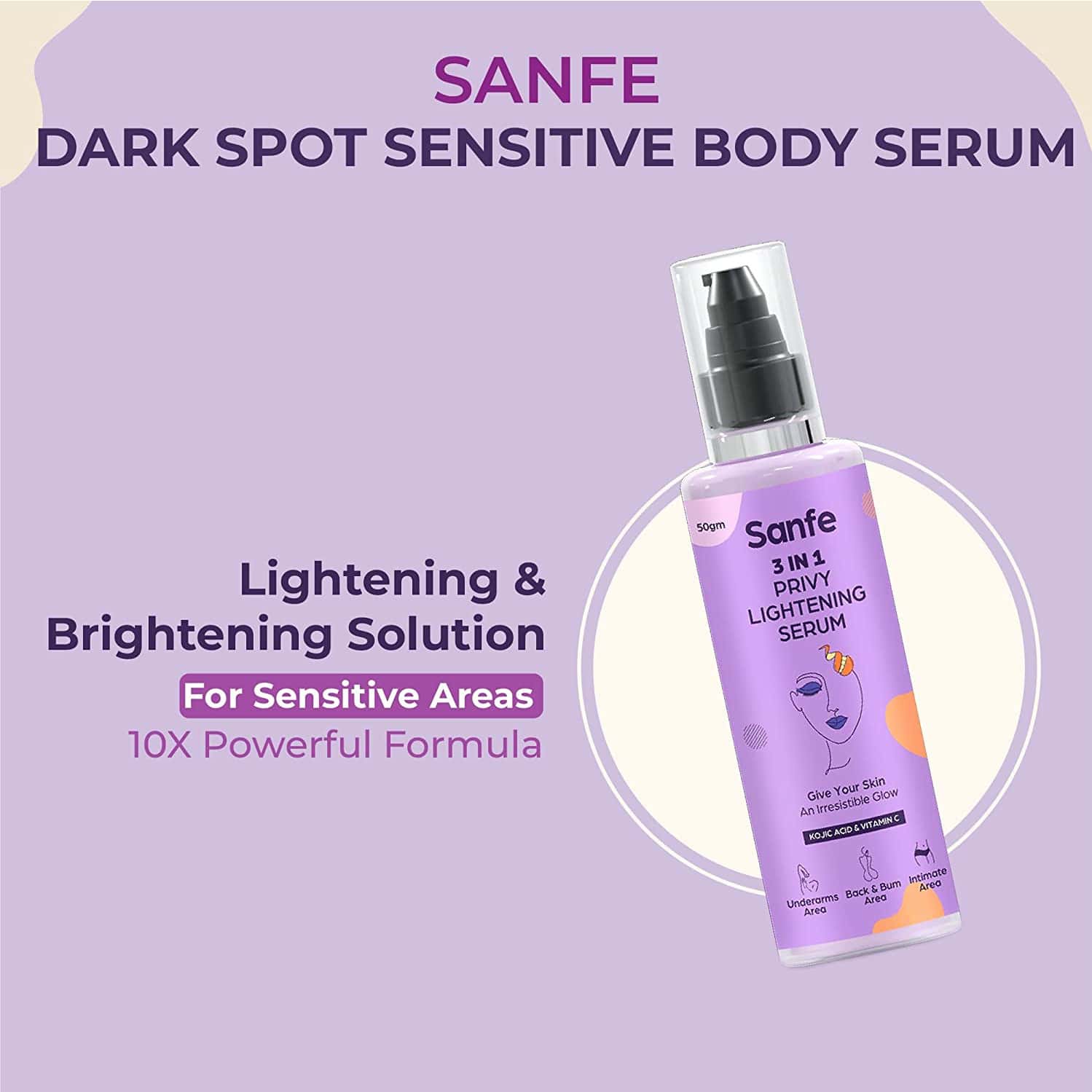 Buy SANFE SPOTLITE SENSITIVE BODY SERUM FOR DARK UNDERARMS, INNER ...