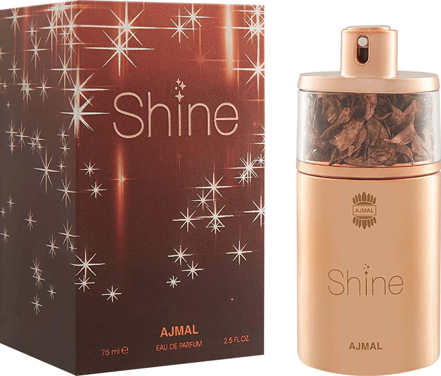 Buy AJMAL SHINE EDP POWDERY 75ML PERFUME FOR WOMEN AND SILVER SHADE EDP ...