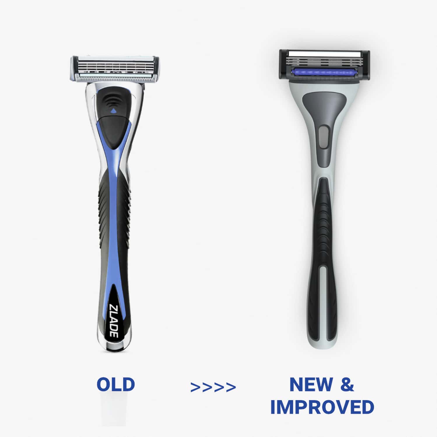 Buy ZLADE HYPERGLIDE3 BLADE SHAVING RAZOR FOR MEN - PLATINUM AND PTFE ...