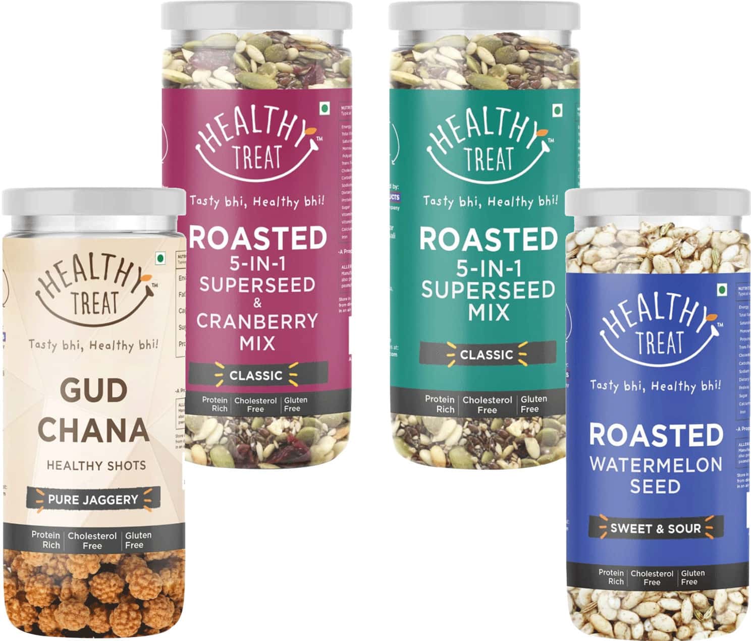 Buy HEALTHY TREAT GIFT BOX - PACK OF 4 HEALTHY SNACKS Online & Get Upto ...