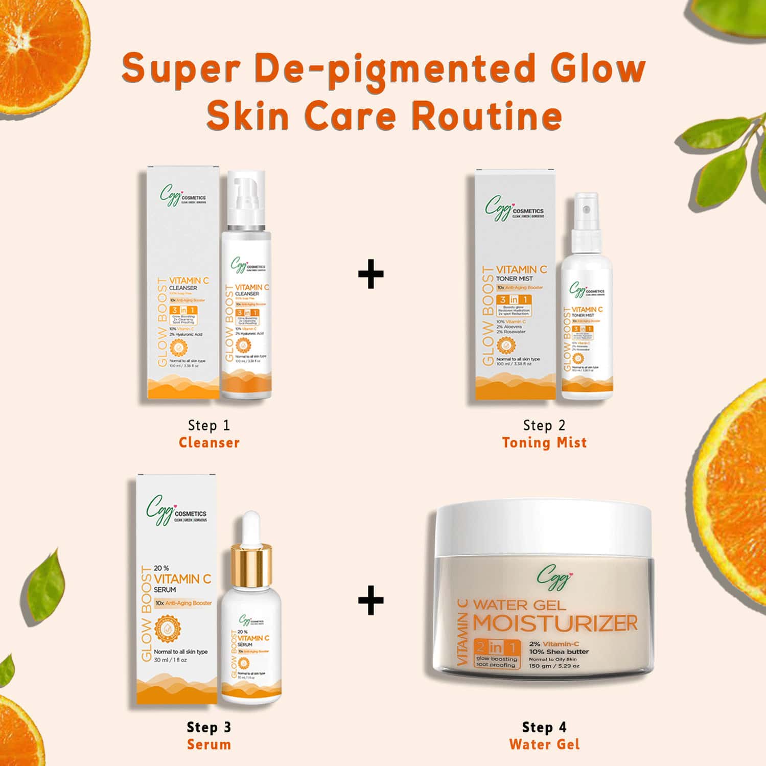 Buy CGG COSMETICS VITAMIN C & HYALURONIC ACID FACE WASH CLEANSER 100ML ...