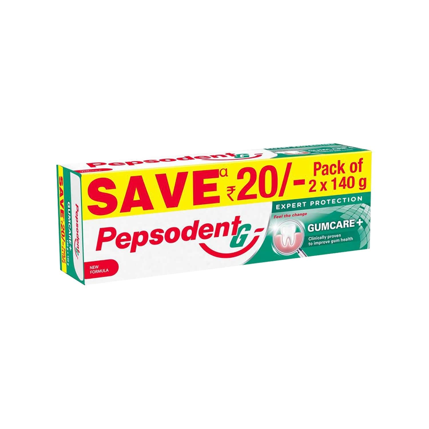 Buy PEPSODENT EXPERT PROTECTION GUM CARE TOOTHPASTE - 280 GM (140+140 ...