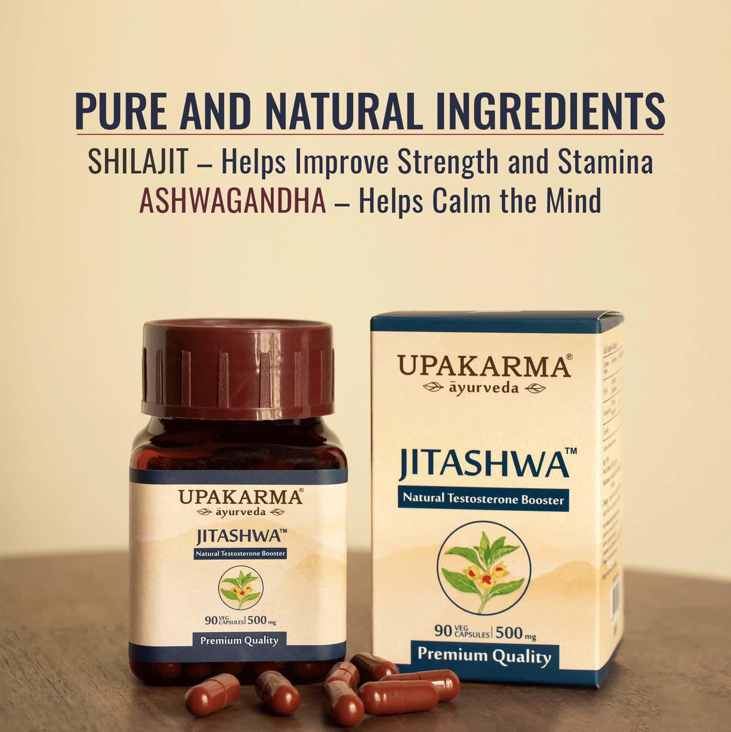 Buy UPAKARMA AYURVEDA PURE SHILAJIT AND ASHWAGANDHA EXTRACT JITASHWA ...