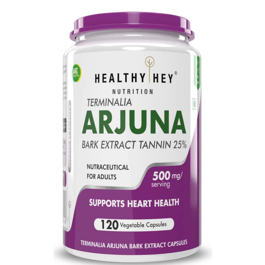 Buy BIXA BOTANICAL ARJUNA EXTRACT 60 VEG CAPSULES (450MG) 40% TANNINS ...