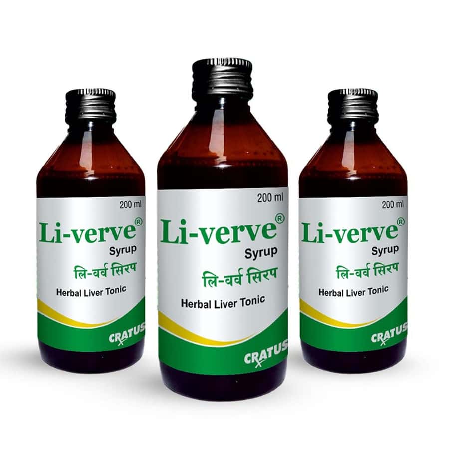 Buy CRATUS LI-VERVE SYRUP IS A AYURVEDIC LIVER TONIC PROTECTS FROM ...