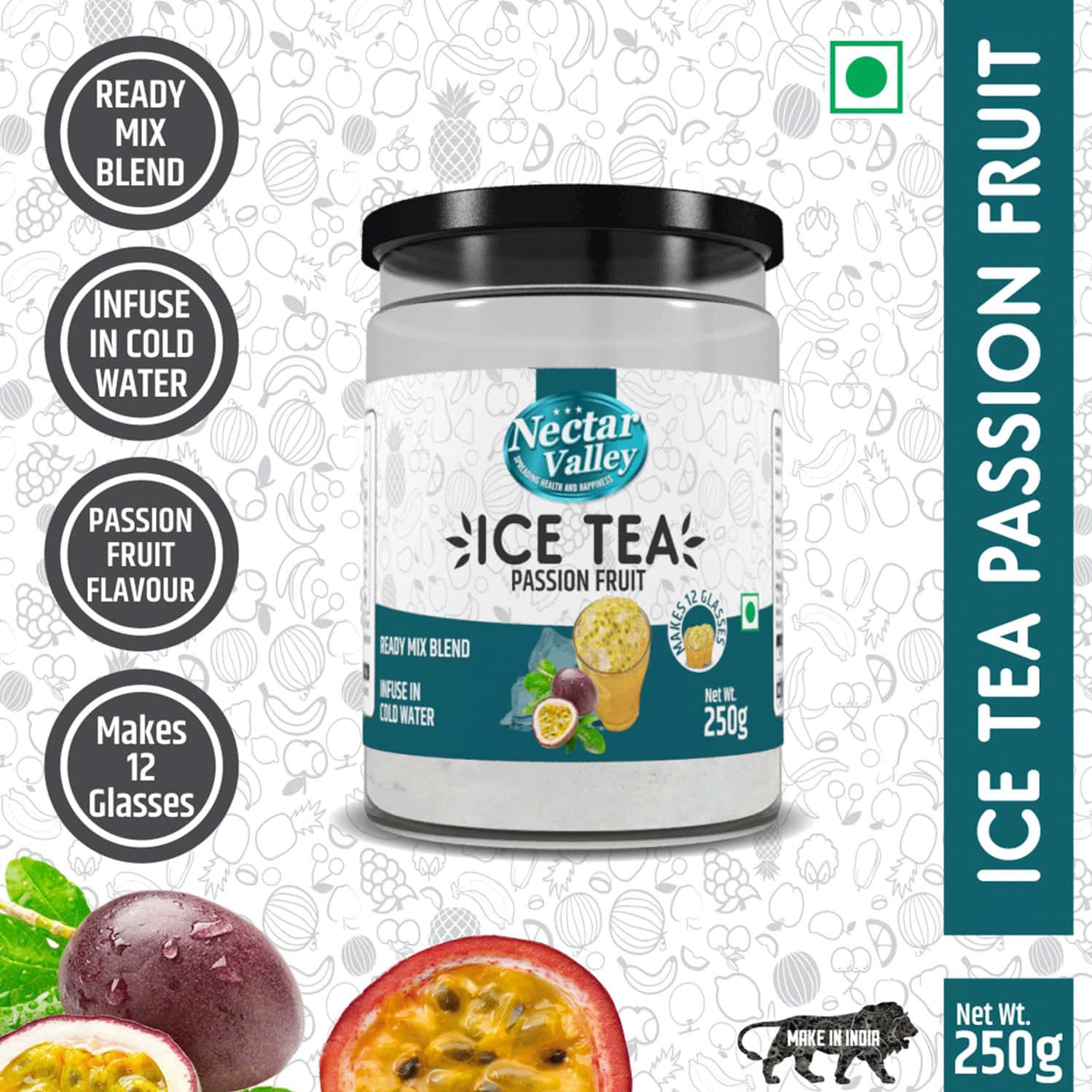 Buy NECTAR VALLEY INSTANT ICE TEA MIX - PASSION FRUIT FLAVOUR | READY ...