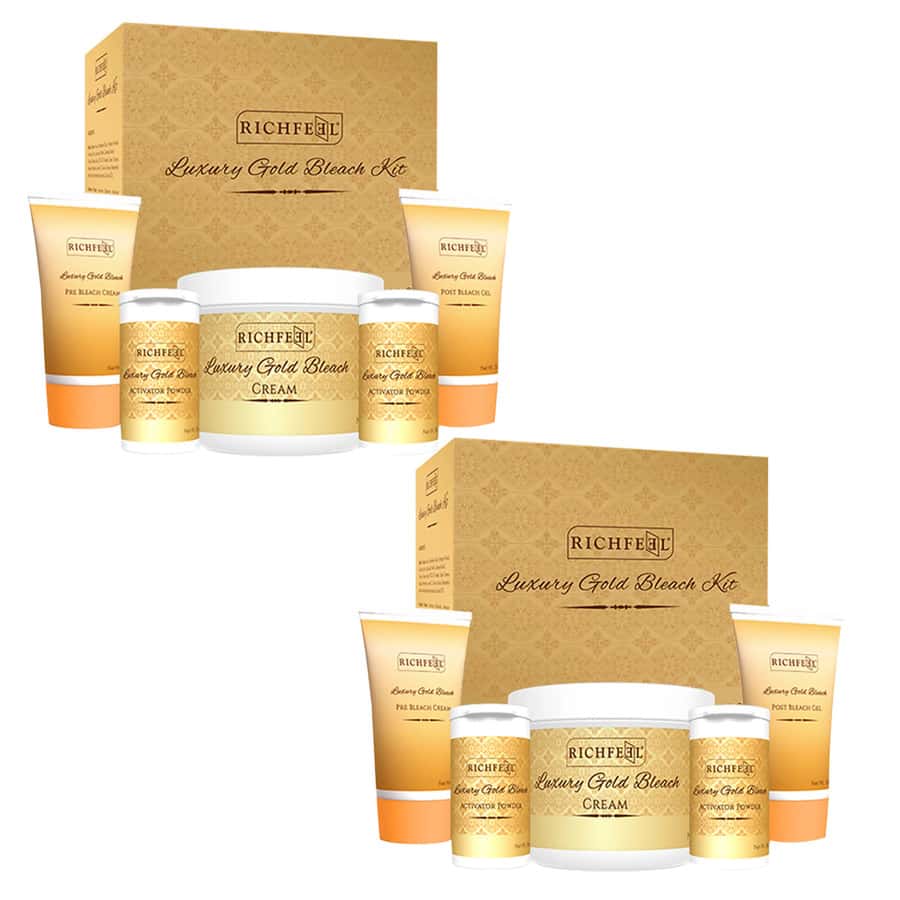 Buy RICHFEEL LUXURY GOLD BLEACH KIT 320 G Online & Get Upto 60% OFF at ...