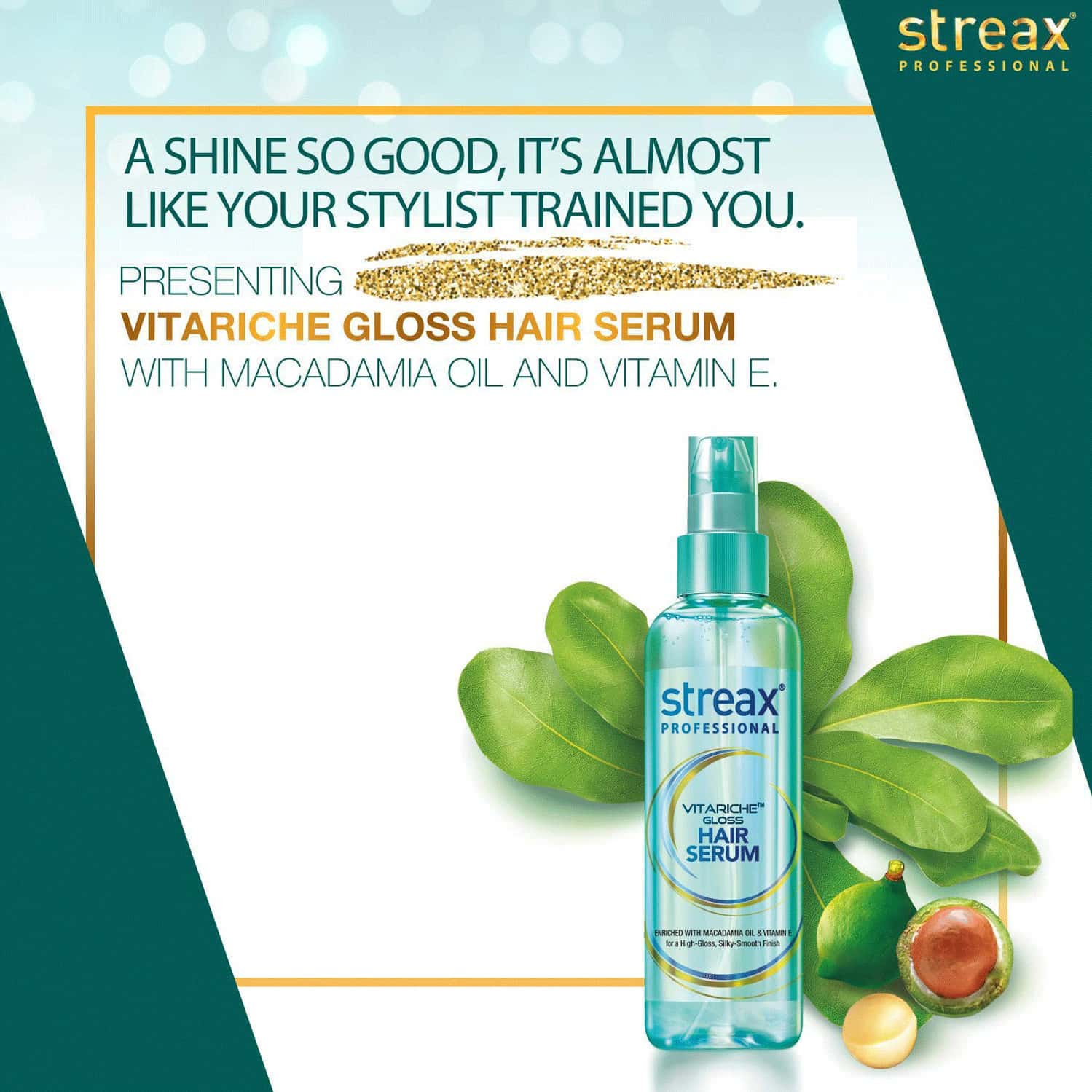 Buy STREAX PRO VITARICHE GLOSS HAIR SERUM 115ML - PACK OF 2 Online & Get Upto 60% OFF at PharmEasy