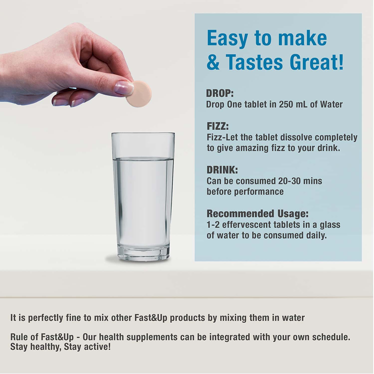 Buy FAST&UP MAN PERFORMANCE- 1500MG L-ARGININE WITH STAMINA BOOSTER ...