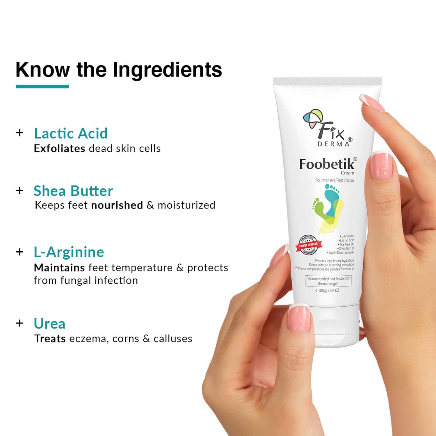 Buy FIXDERMA HEEL REPAIR FOOBETIK FOOT CREAM FOR NORMAL DIABETIC FOOT ...