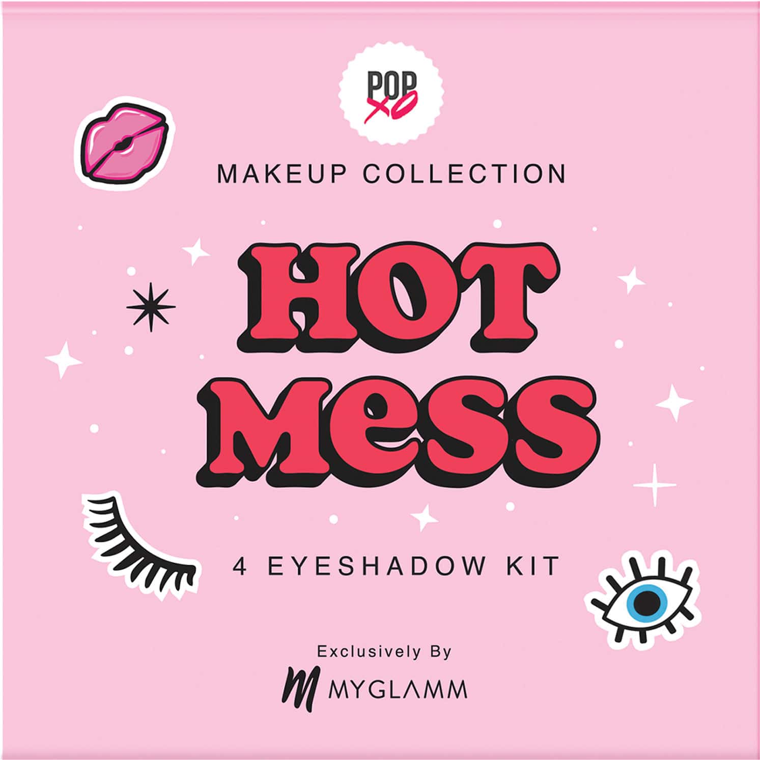 Buy MYGLAMM POPXO MAKEUP COLLECTION -4 EYESHADOW KIT-HOT MESS Online ...