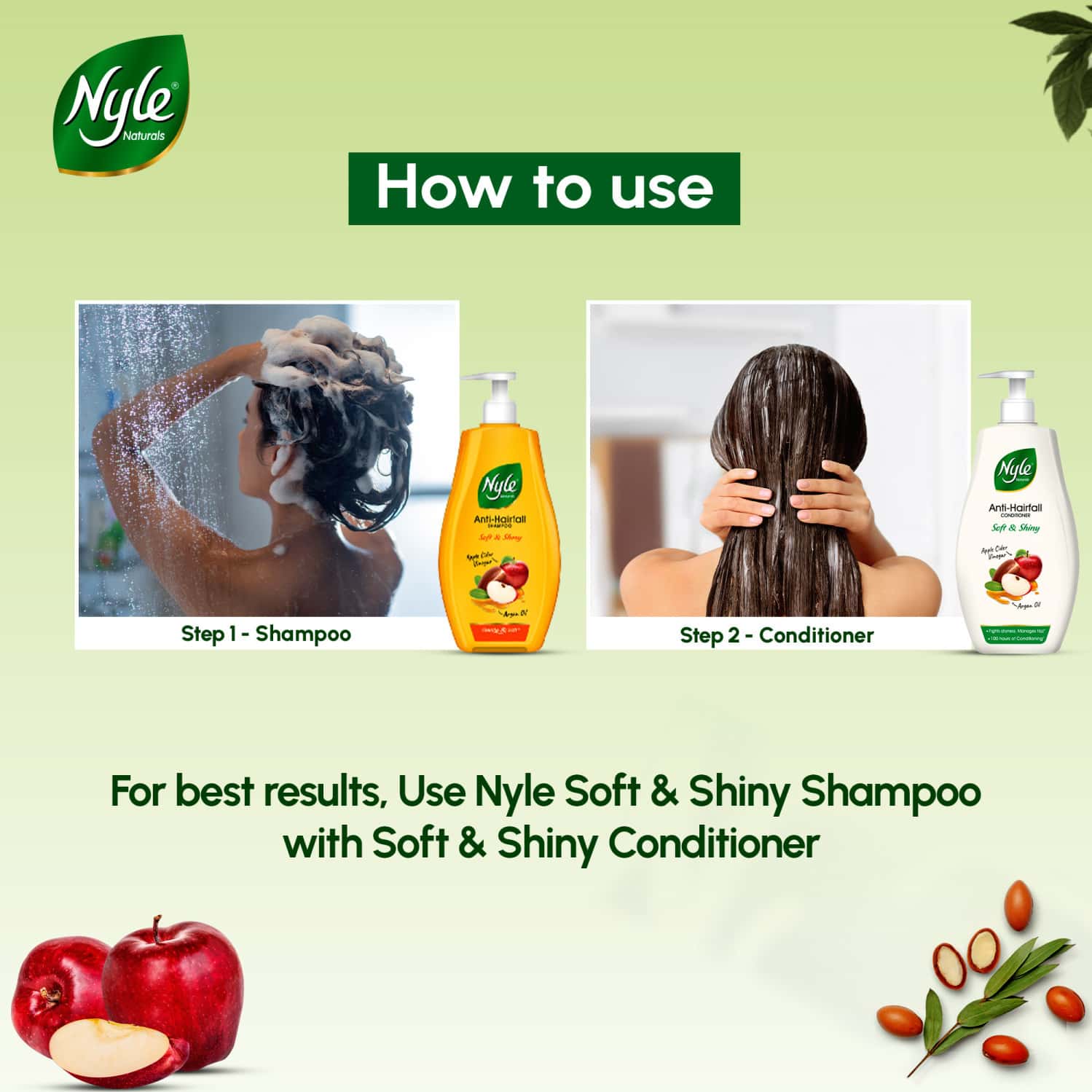 Buy NYLE NATURALS SOFT & SHINY 100 HOURS CONDITIONING ANTI HAIRFALL ...