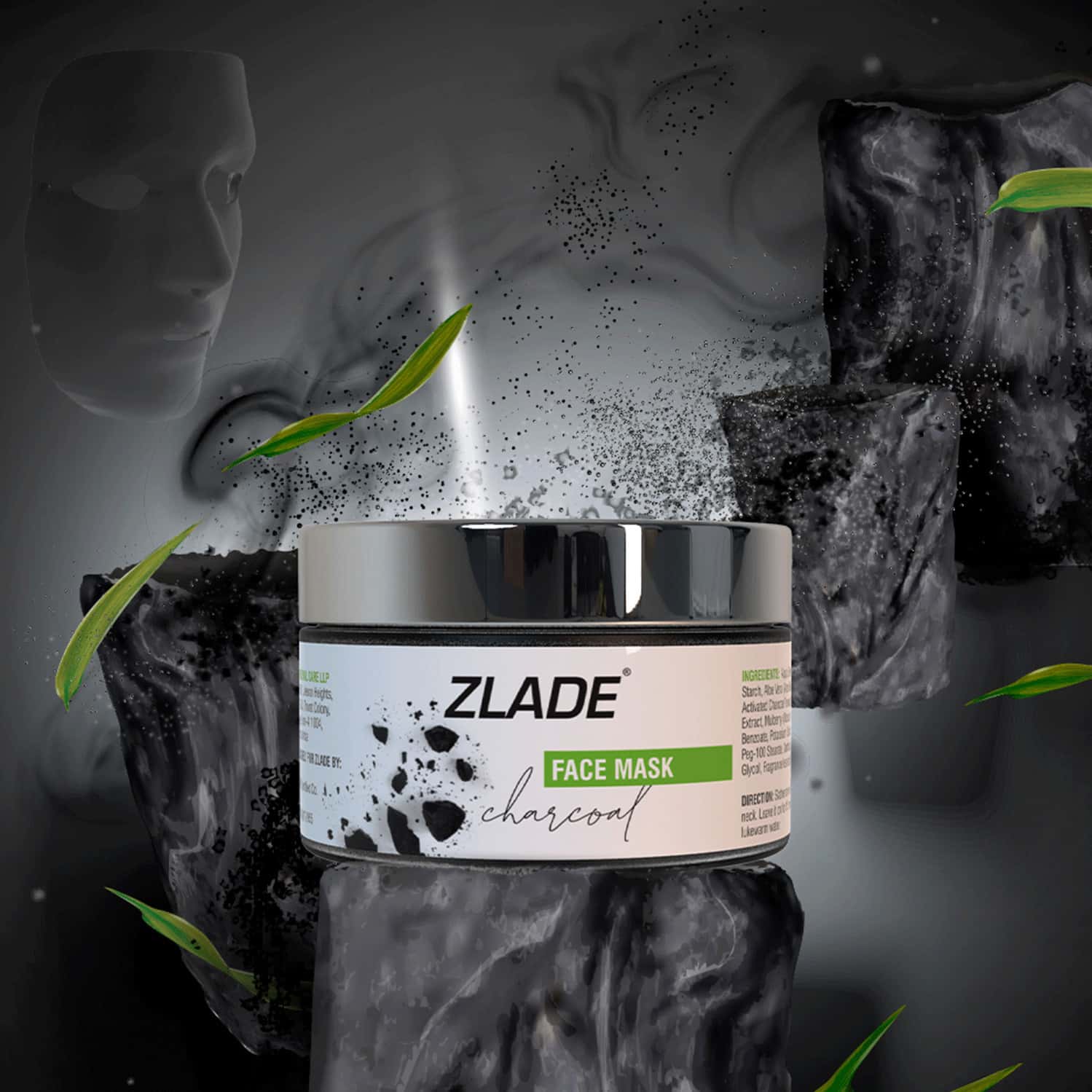 Buy ZLADE ESSENTIALS CHARCOAL FACE MASK 50 GM Online & Get Upto 60% OFF ...