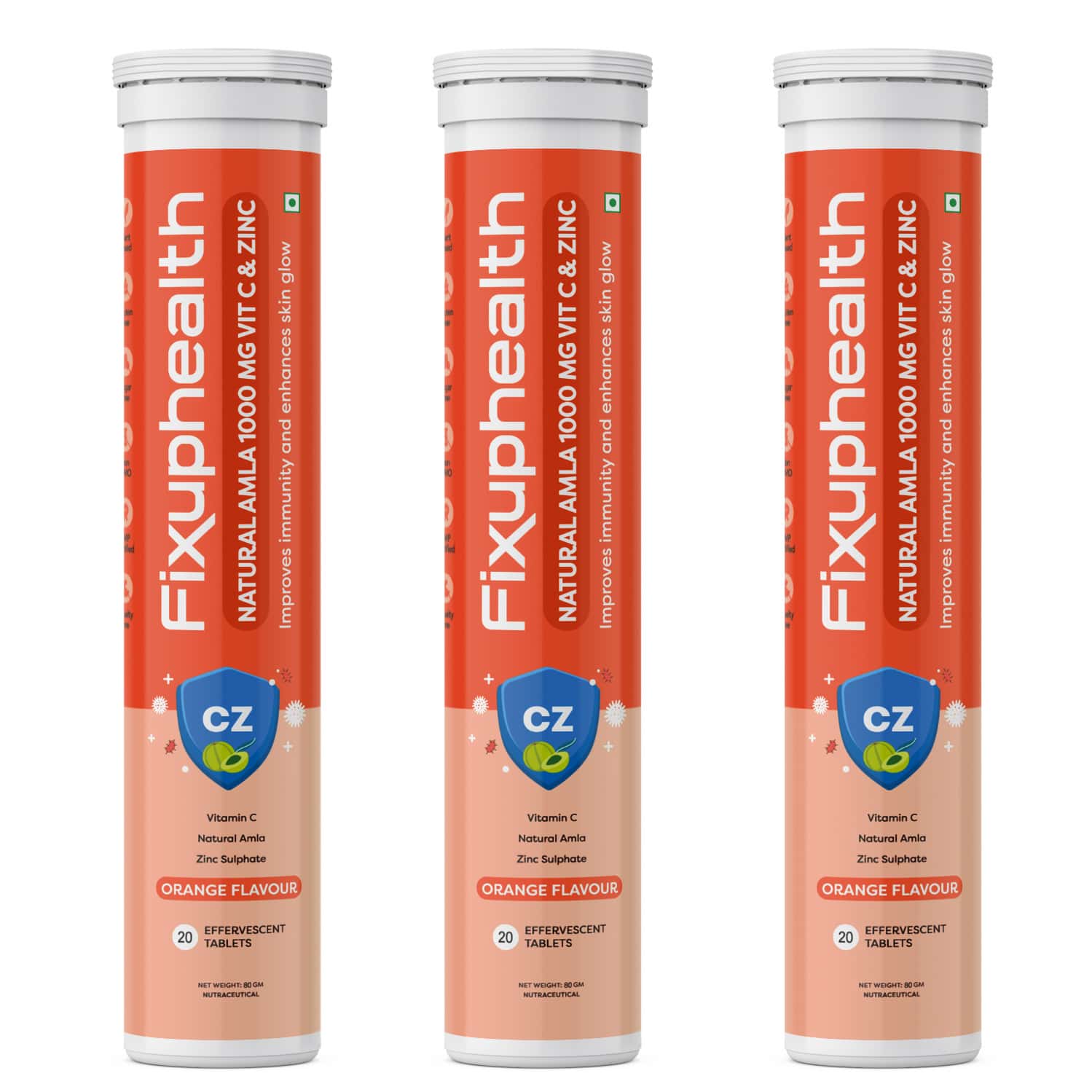 Buy PEPFIZ EFFERVESCENT ORANGE DIGESTION STRIP OF 2 TABLETS Online ...