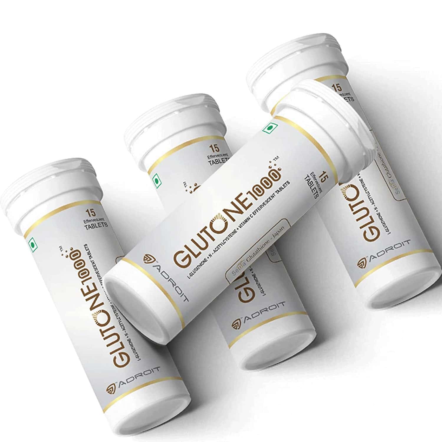 Buy GLUTONE 1000 GLUTATHIONE EFFERVESCENT TABLETS| 15 TABLETS (PACK OF ...