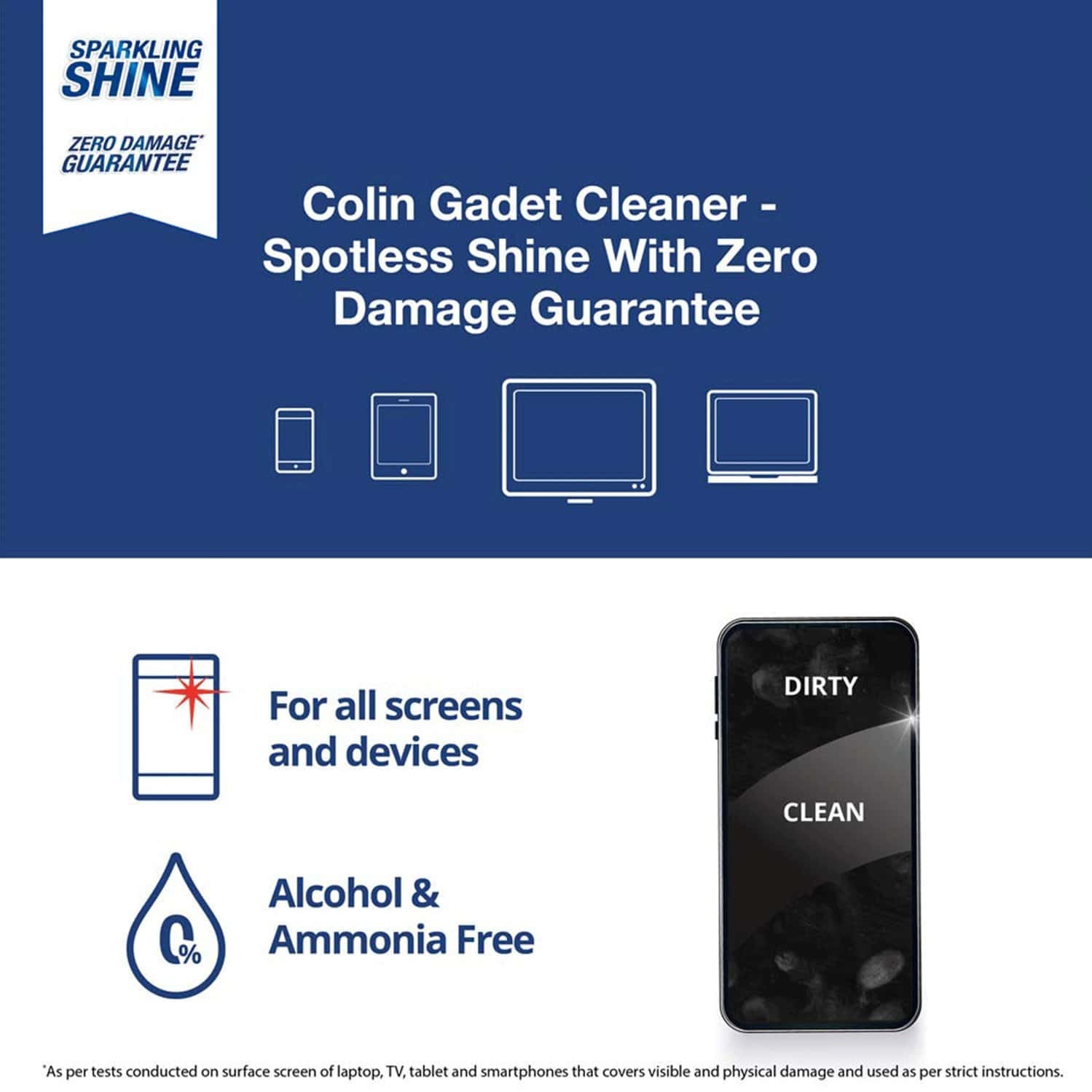 Buy COLIN GADGET CLEANER SPRAY SUITABLE FOR TV MOBILE PHONE LAPTOP AND ...