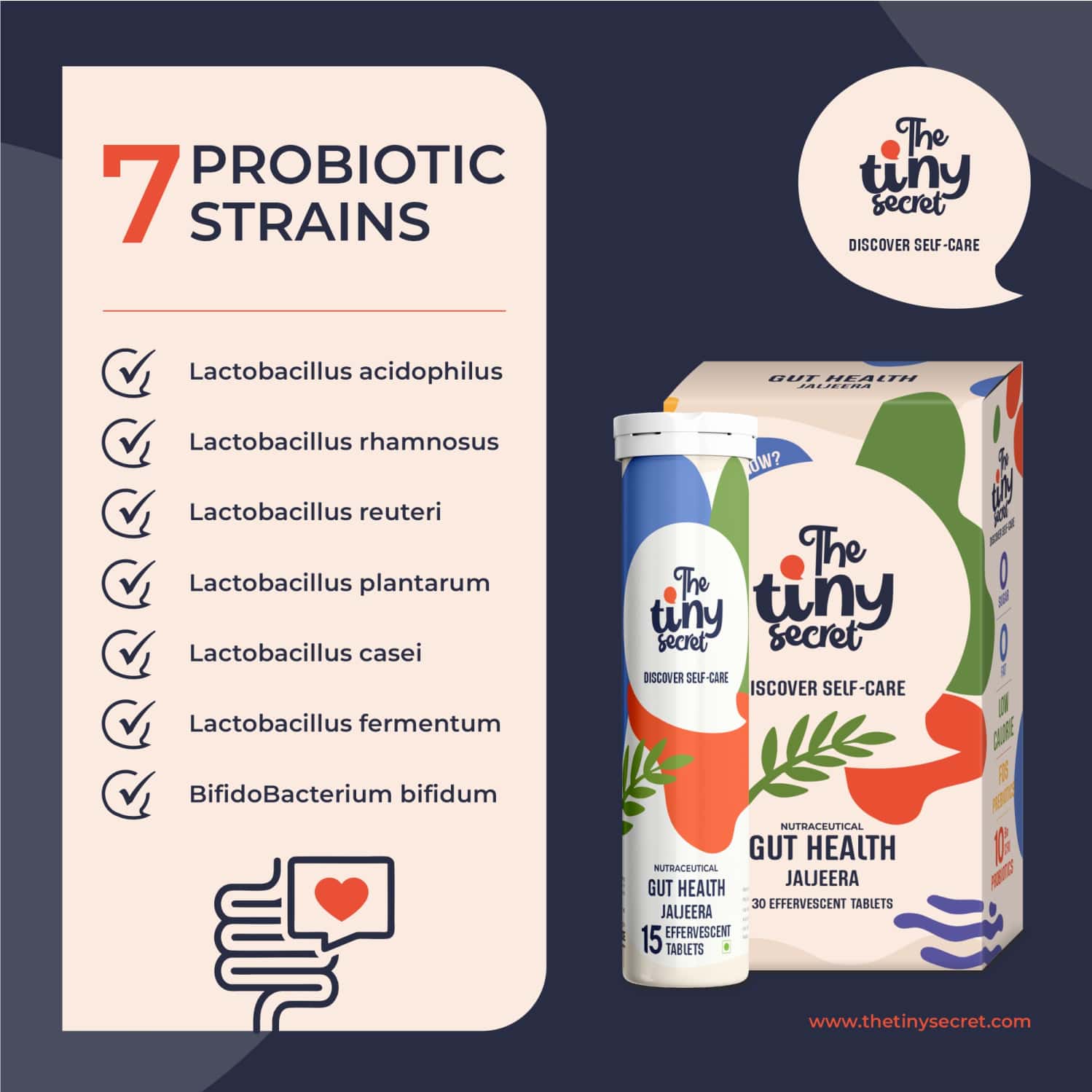 Buy THE TINY SECRETWIZZ OF FIZZ GUT HEALTH EFFERVESCENT TABLETS ...