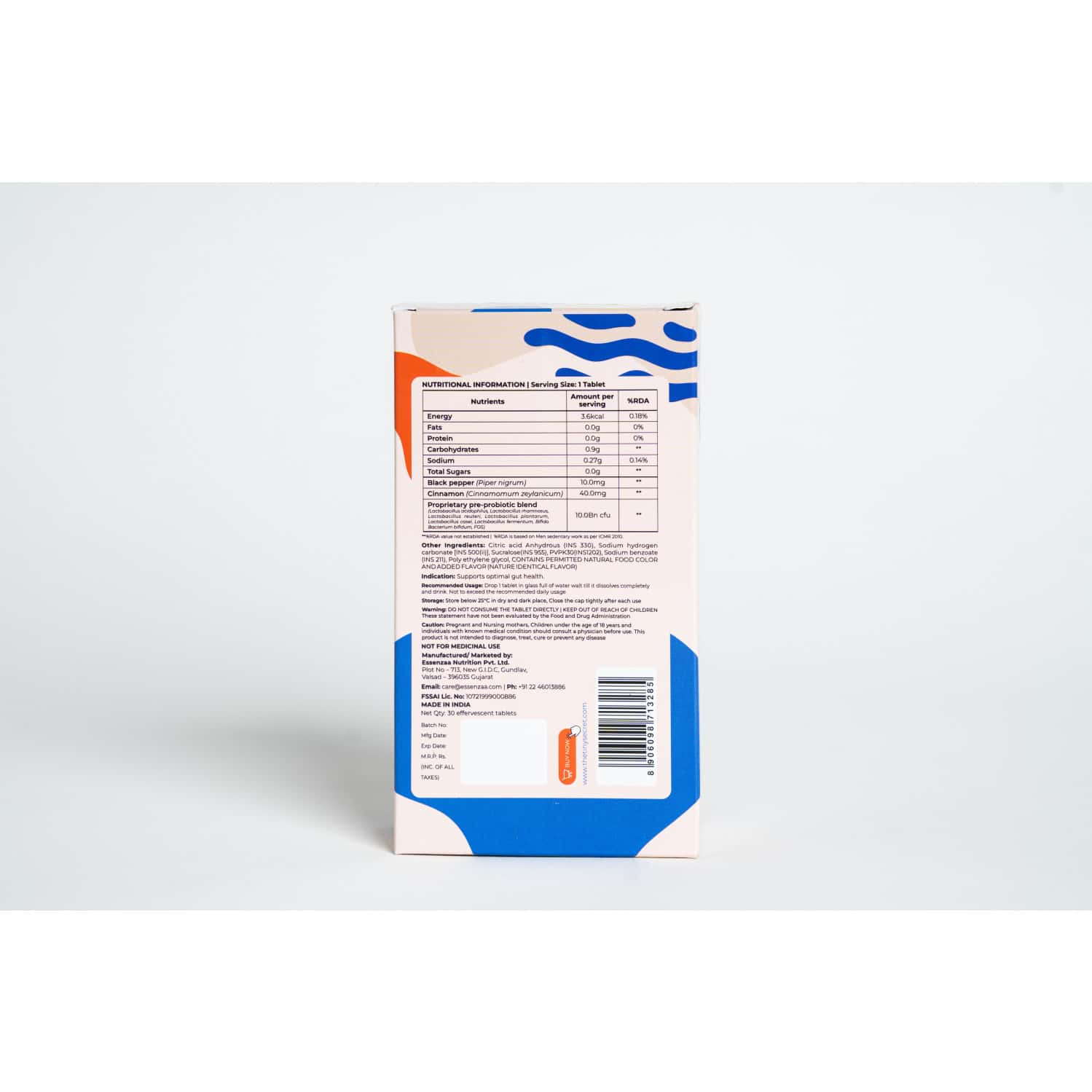 Buy THE TINY SECRETWIZZ OF FIZZ GUT HEALTH EFFERVESCENT TABLETS ...