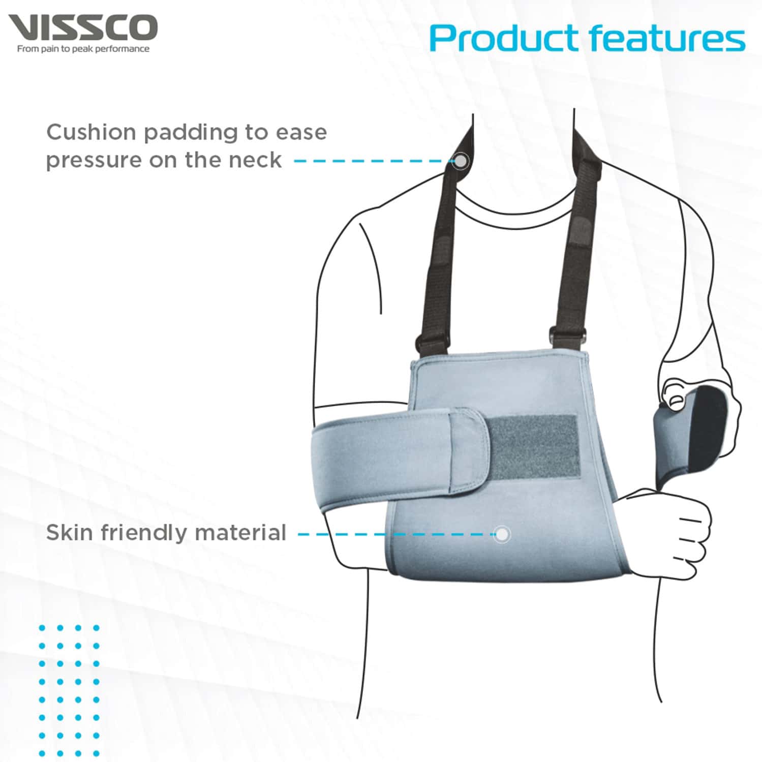 Buy VISSCO SHOULDER IMMOBILIZER | PROVIDES SUPPORT FOR SHOULDER ...