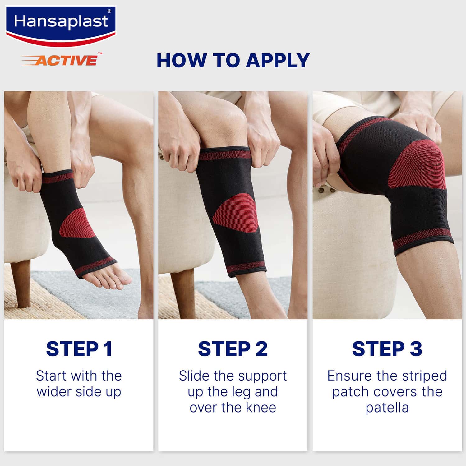 Buy HANSAPLAST ACTIVE KNEE SUPPORT M Online & Get Upto 60% OFF at PharmEasy