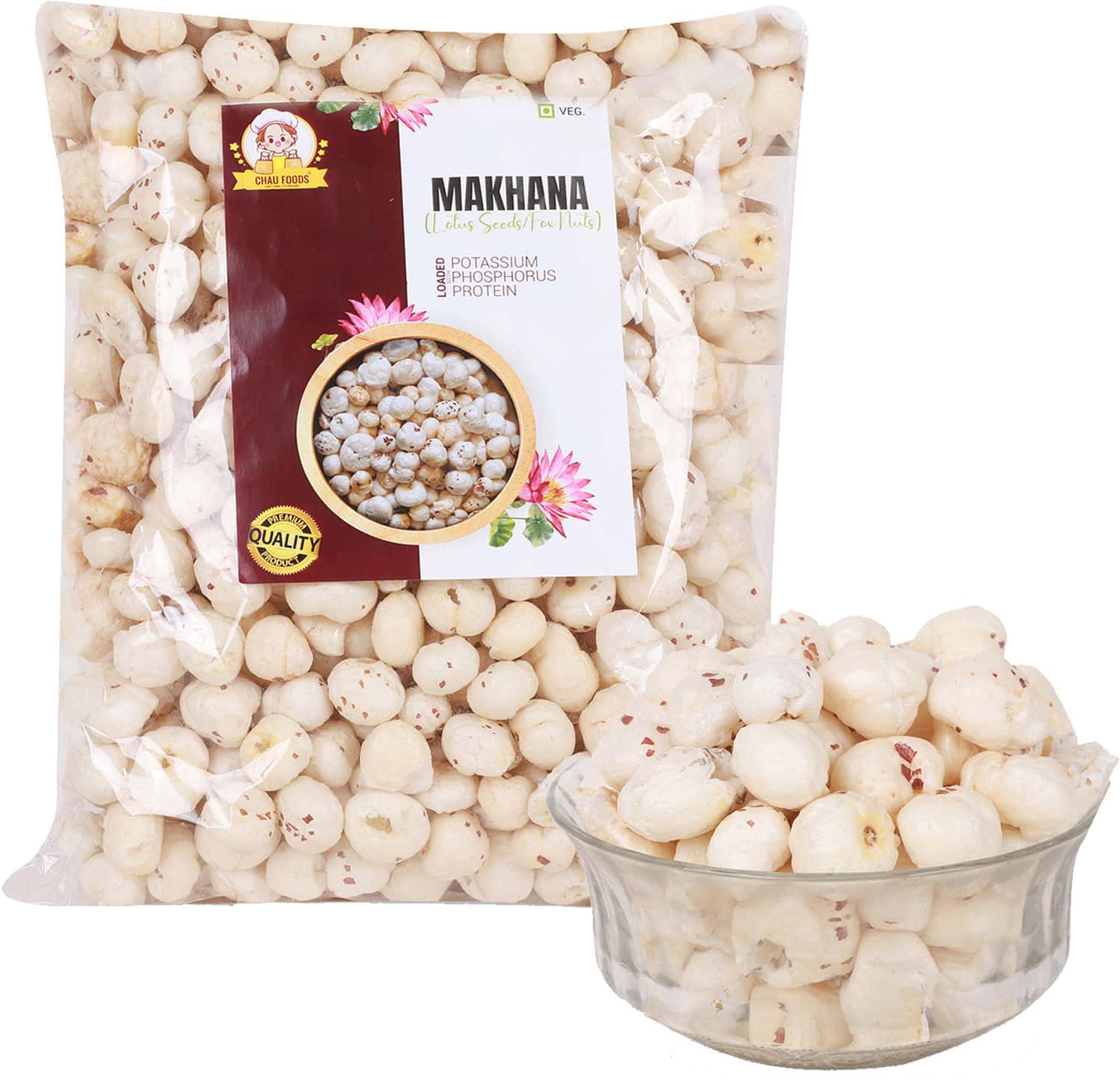 Buy CHAU FOODS PHOOL MAKHANA/ FOX NUTS(LOTUS SEEDS) Online & Get Upto ...