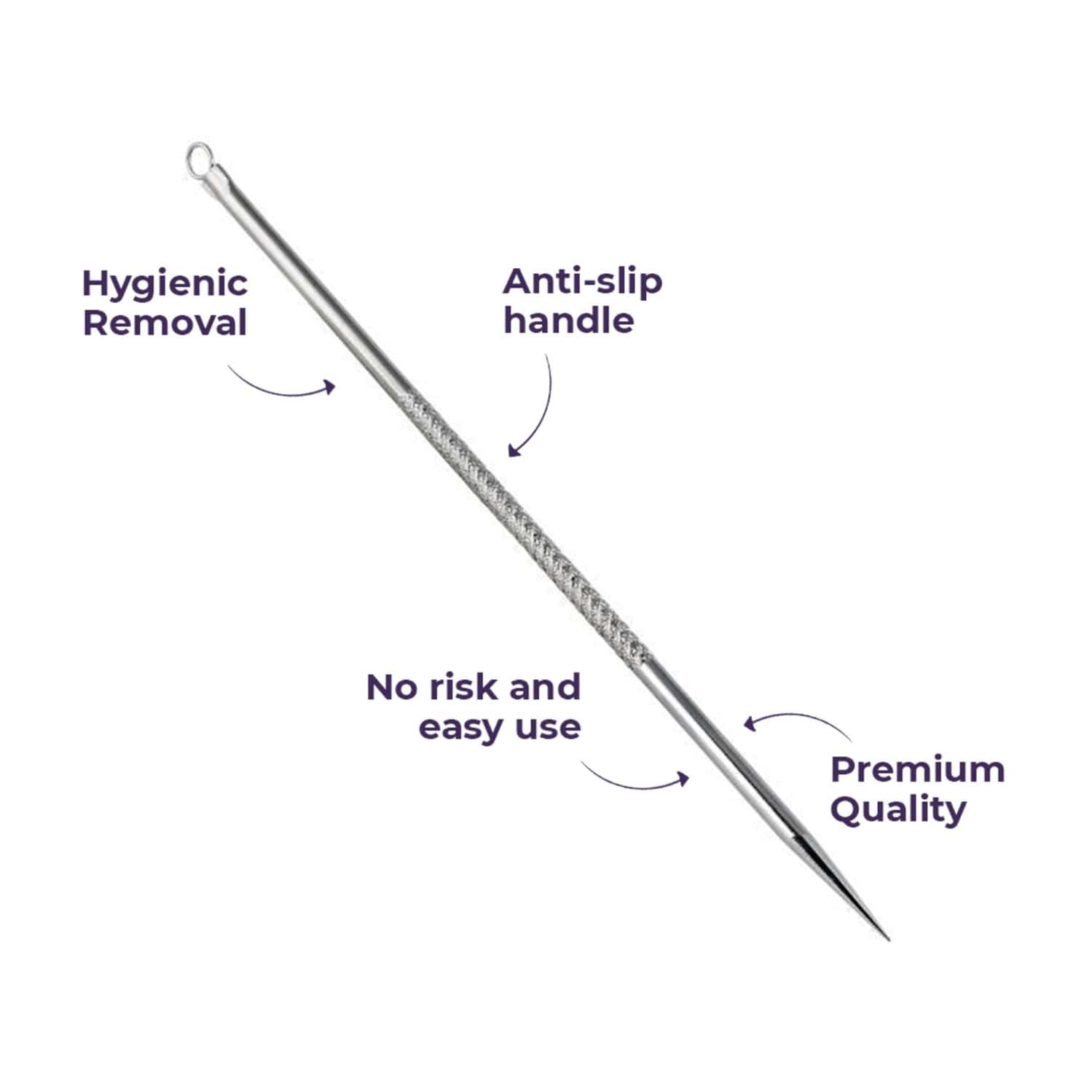 Buy SELFLY BLACKHEAD REMOVER TOOL POINTED PIMPLE BLEMISH EXTRACTOR TOOL ...