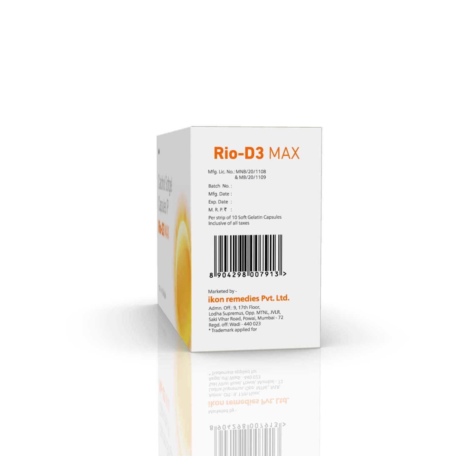 Buy RIO-D3 MAX SOFTGELS Online & Get Upto 60% OFF at PharmEasy