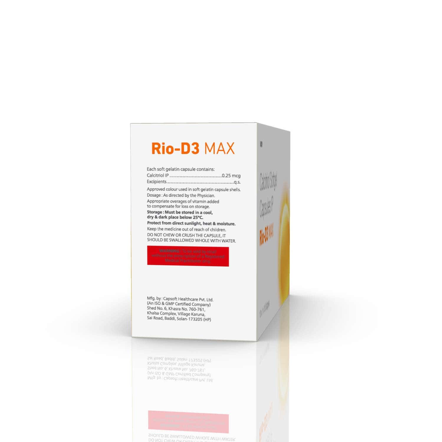 Buy RIO-D3 MAX SOFTGELS Online & Get Upto 60% OFF at PharmEasy