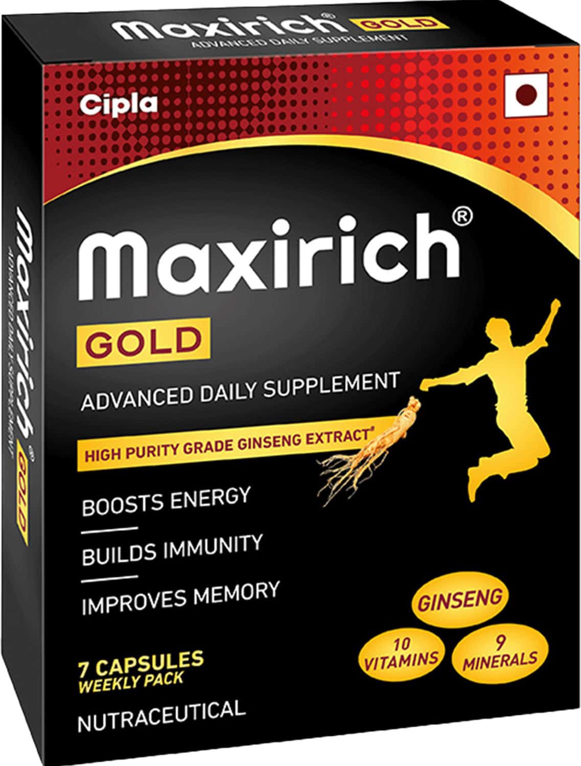 Buy MAXIRICH GOLD ADVANCED DAILY SUPPLEMENT (7 CAPSULES) (PACK OF 5 ...