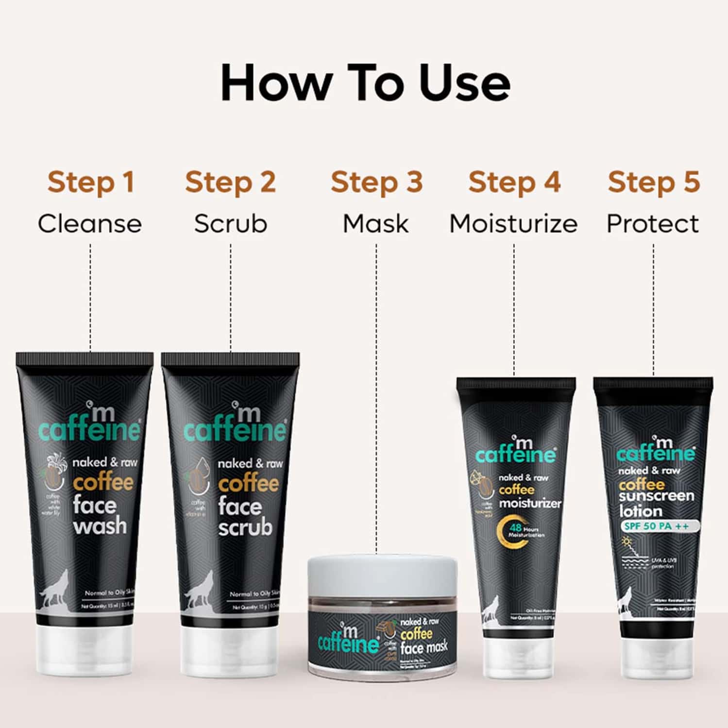 Buy MCAFFEINE MINIATURE COFFEE FACE DE TAN KIT Online & Get Upto 60% ...