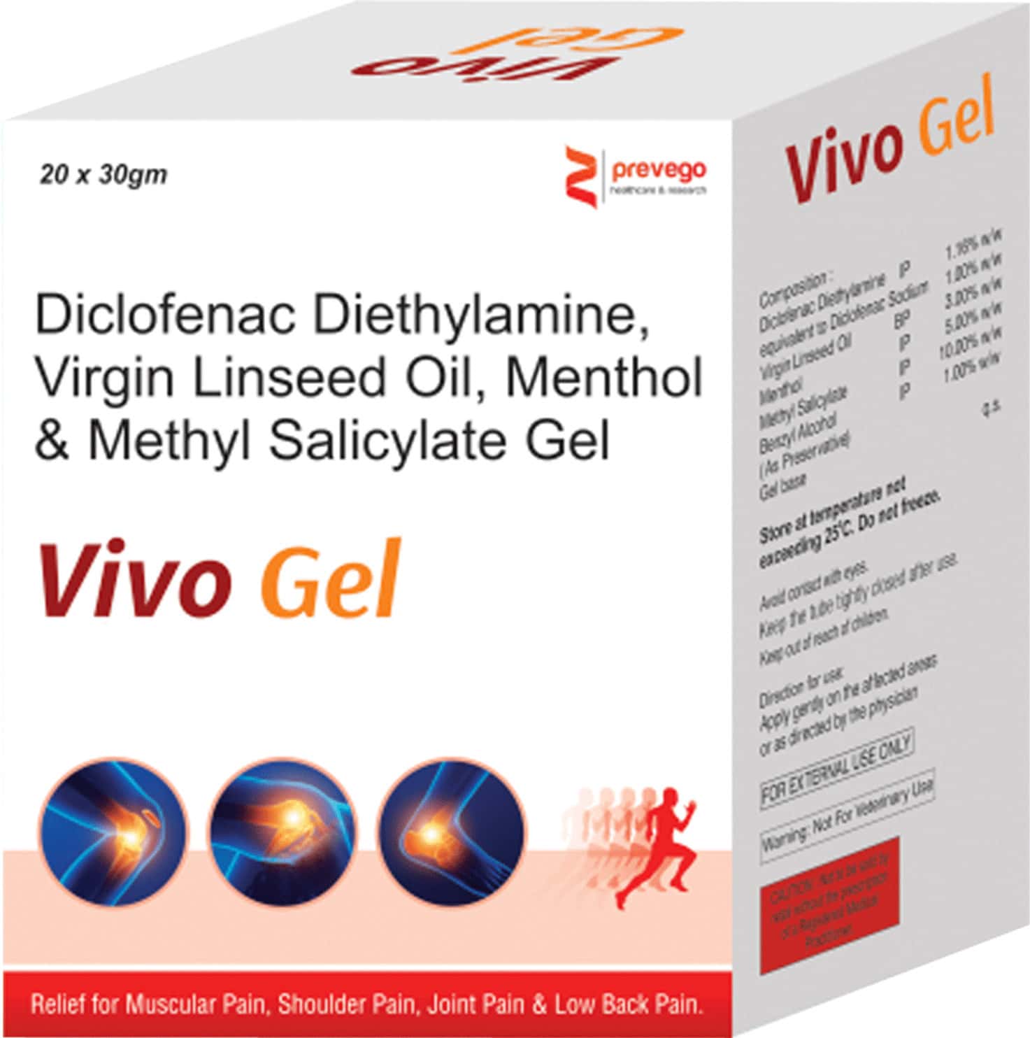 Buy Vivo Tube Of 30gm Gel Online at Flat 15% OFF | PharmEasy