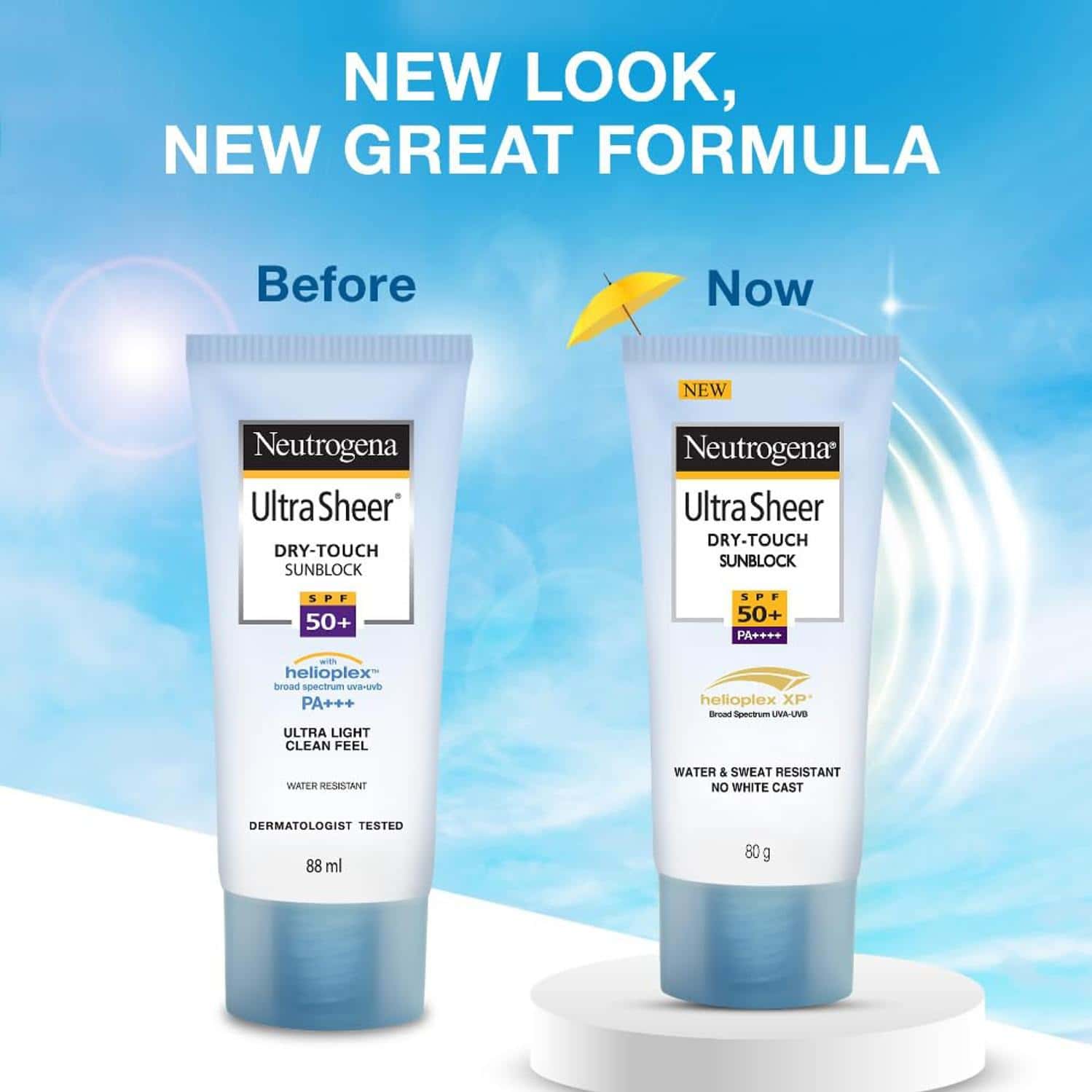 Buy NEW NEUTROGENA ULTRA SHEER DRY TOUCH SUNBLOCK SPF 50+ PA++++ TUBE ...