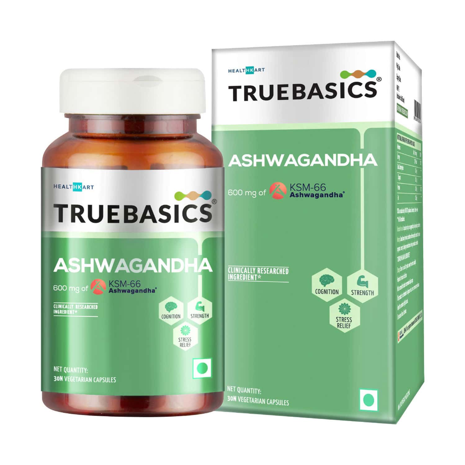 Buy TRUEBASICS MULTIVITAMIN WOMEN (30 TABLETS) + ASHWAGANDHA (30 ...