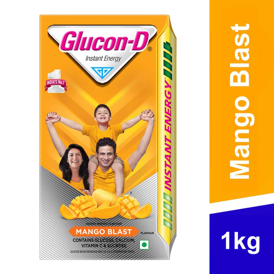 Buy GLUCON-D MANGO BLAST GLUCOSE POWDER WITH FREE TIFFIN450G REFILL ...