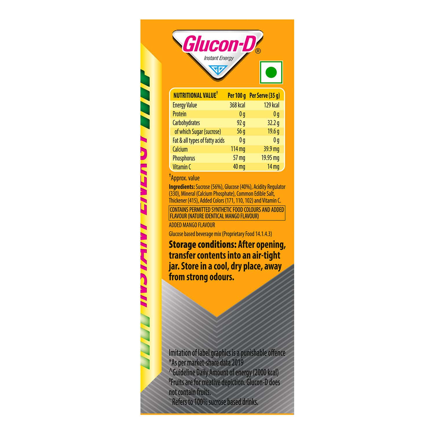 Buy GLUCON-D MANGO BLAST GLUCOSE POWDER 1KG REFILL Online & Get Upto 60 ...