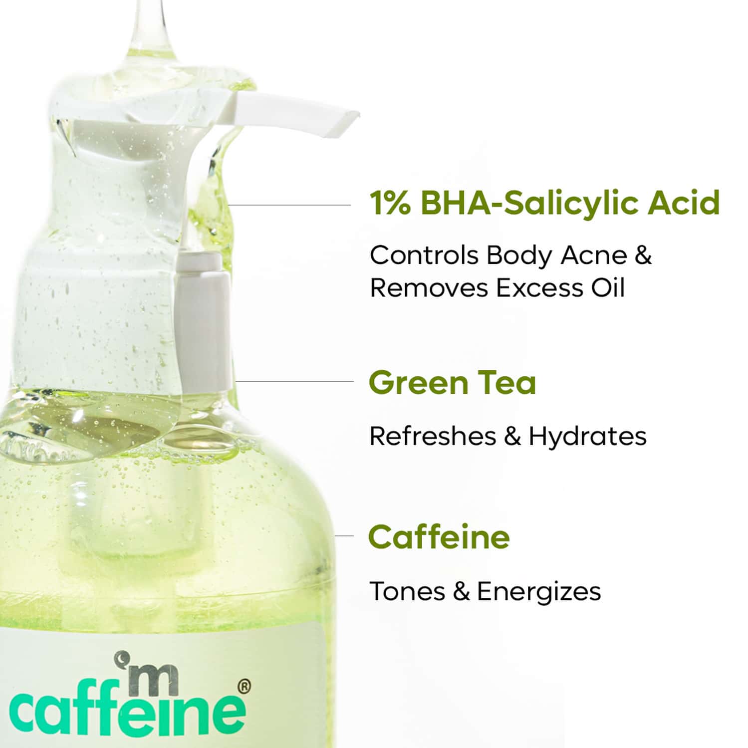 Buy GREEN TEA BODY WASH WITH BHA SALICYLIC ACID - 1% Online & Get Upto ...