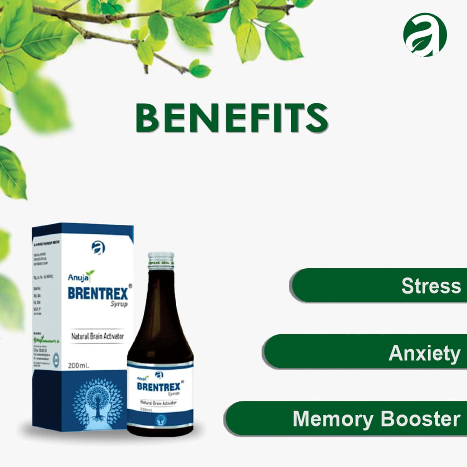 Buy ANUJA BRENTREX SYRUP -400 ML Online & Get Upto 60% OFF at PharmEasy