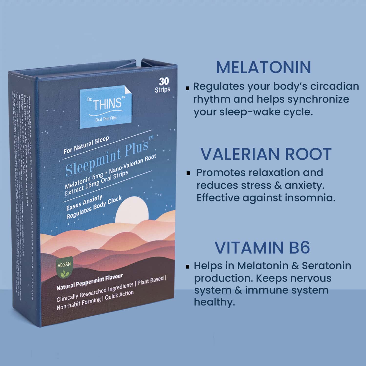 Buy DR. THINS SLEEPMINT PLUS NATURAL SLEEP INDUCER 30 ORAL STRIPS ...