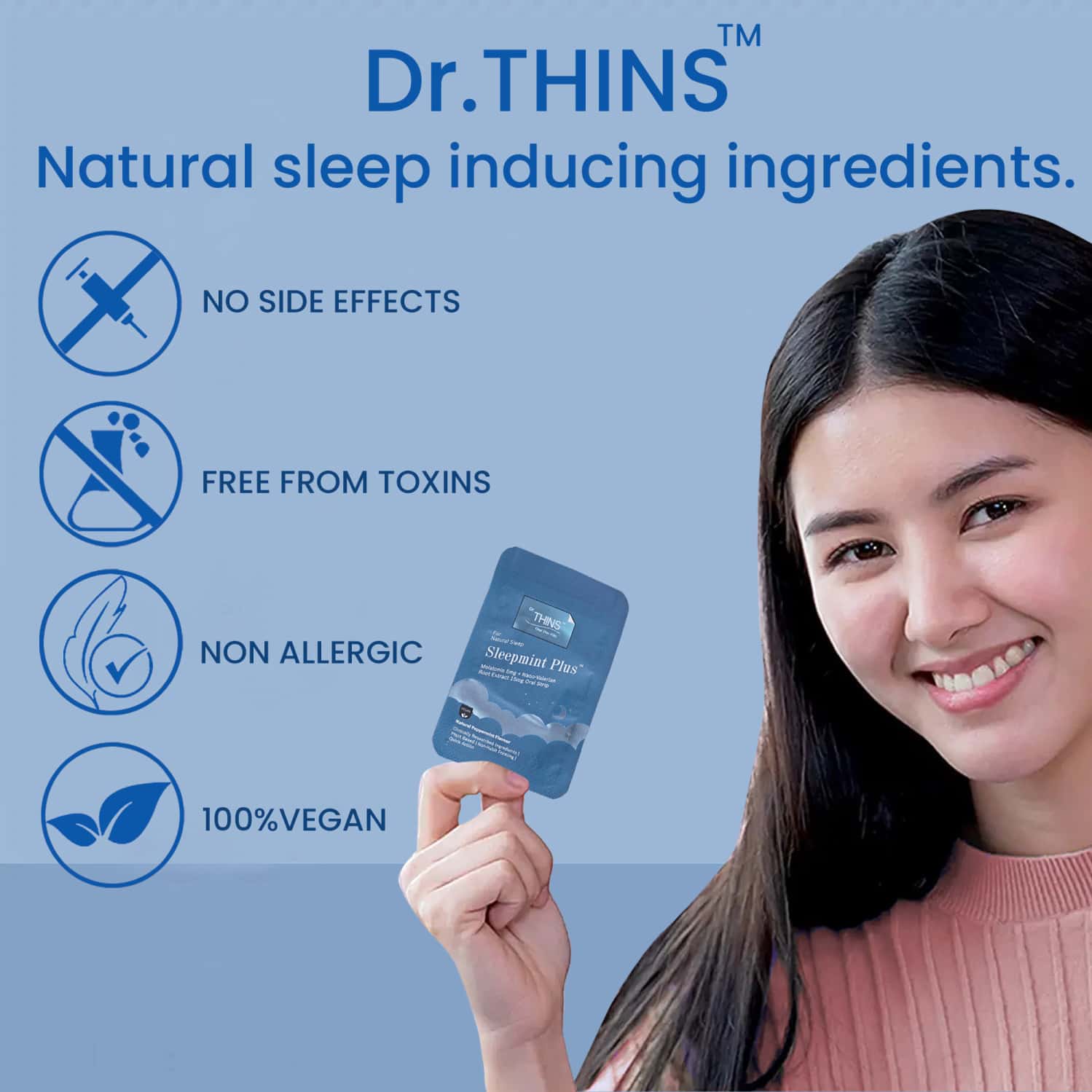 Buy DR. THINS SLEEPMINT PLUS NATURAL SLEEP INDUCER 30 ORAL STRIPS ...