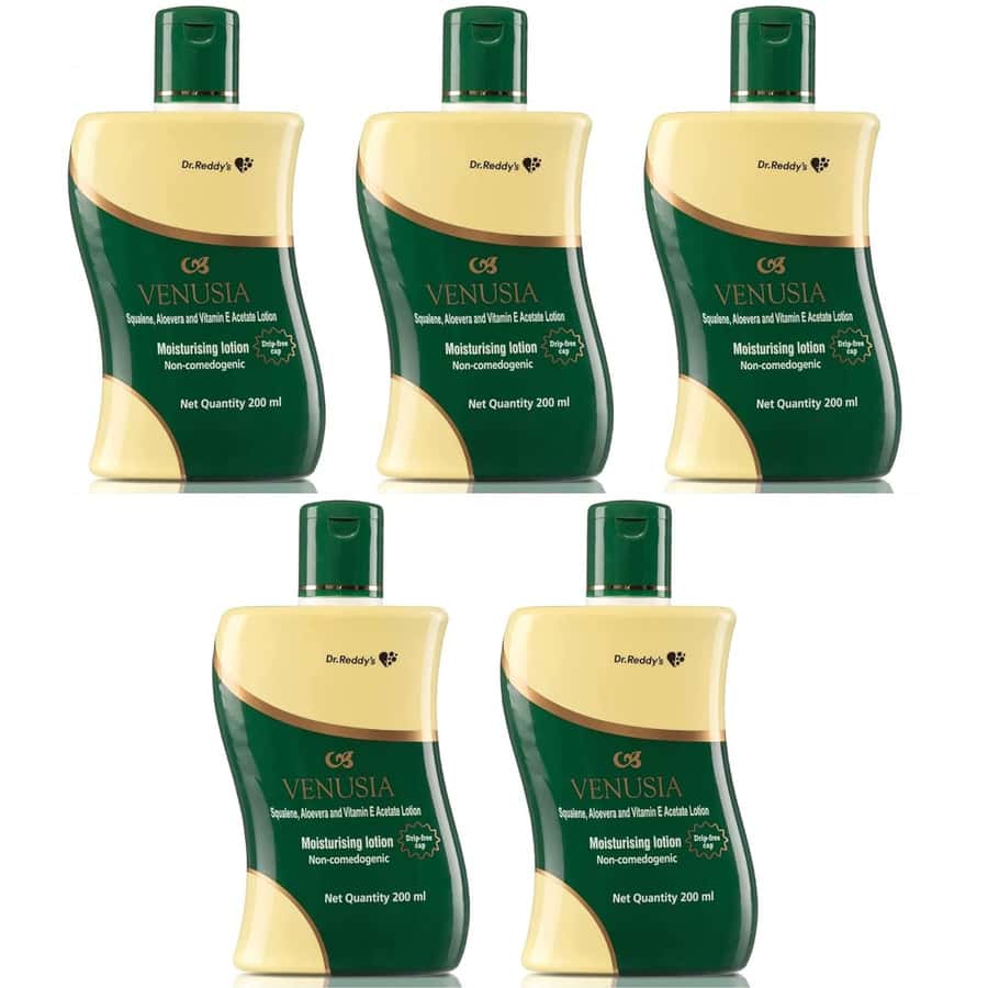 Buy DR. REDDY VENUSIA MOISTURIZING LOTION 200ML X PACK OF 2 Online ...