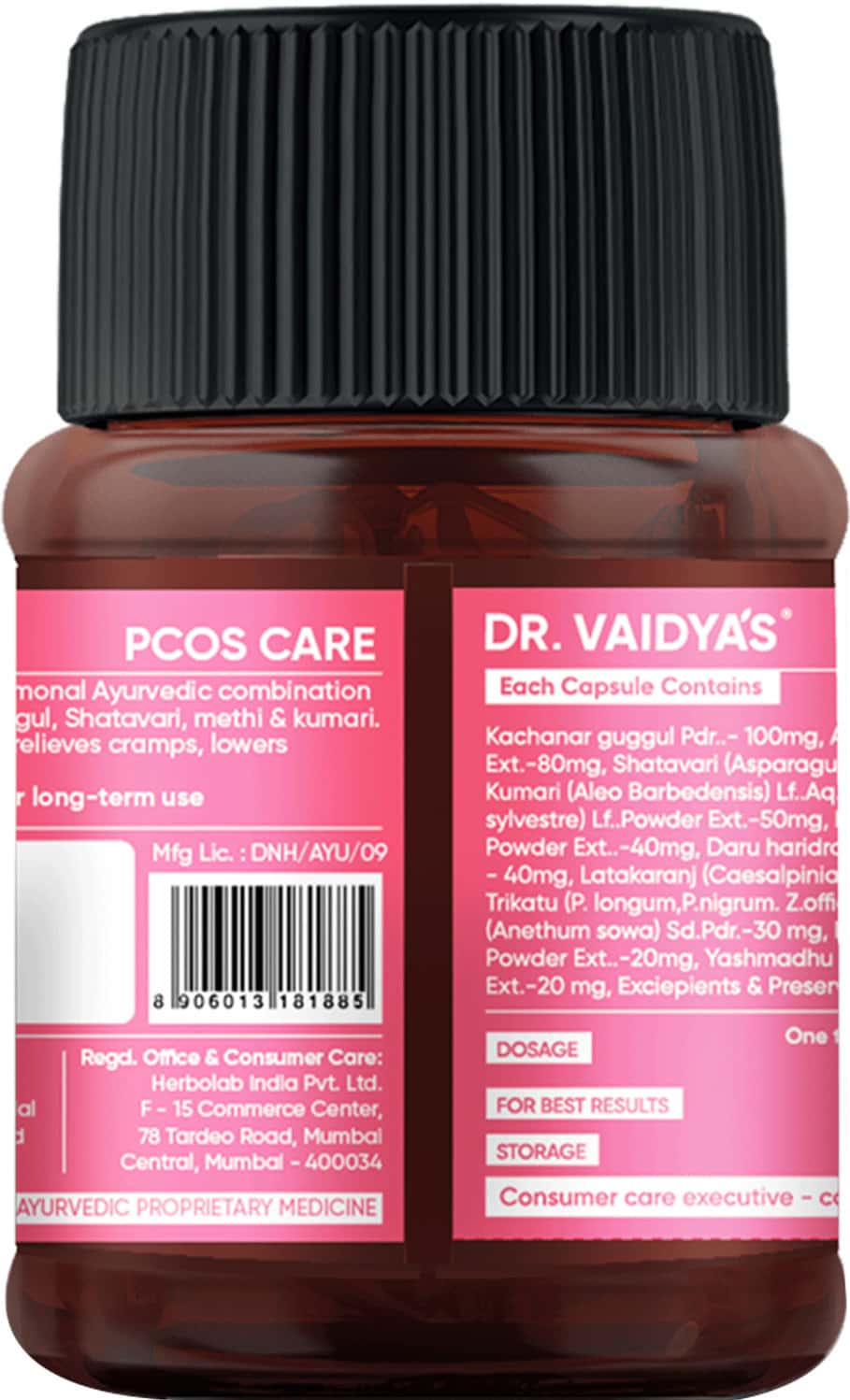 Buy DR VAIDYA'S PCOS CARE - 30 CAPSULES - PACK OF 1 Online & Get Upto ...