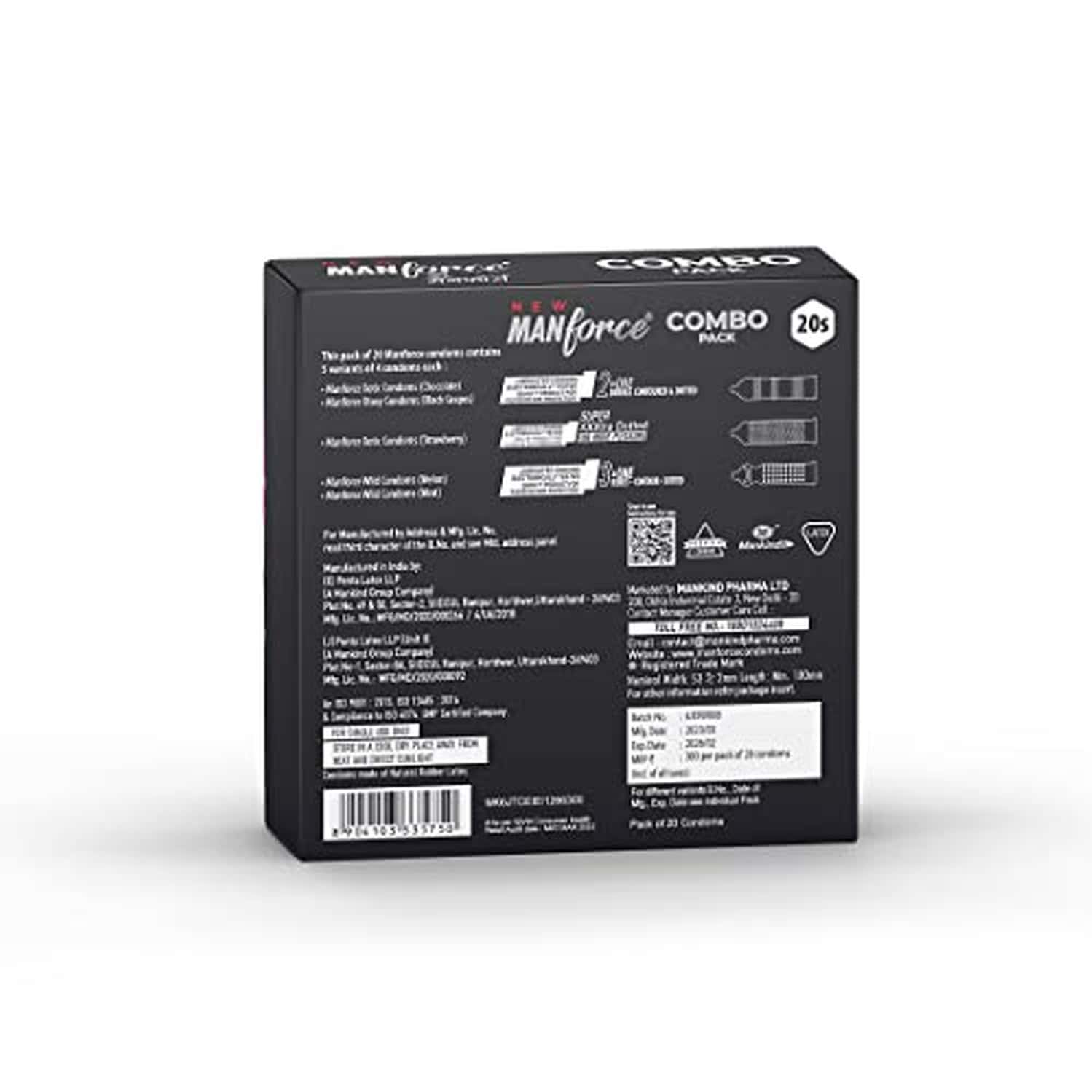 Buy MANFORCE COMBO PACK CHOCOLATE STRAWBERRY COFFEE BLACK GRAPES MELON ...